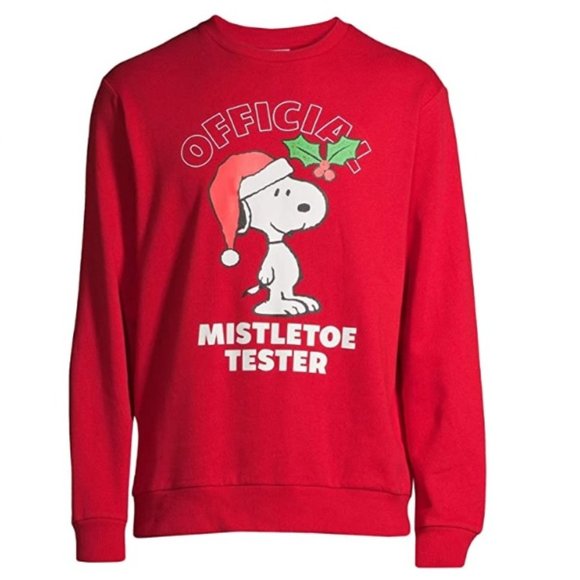 Peanuts | Shirts | Mens Peanuts Snoopy Official Mistletoe Tester ...